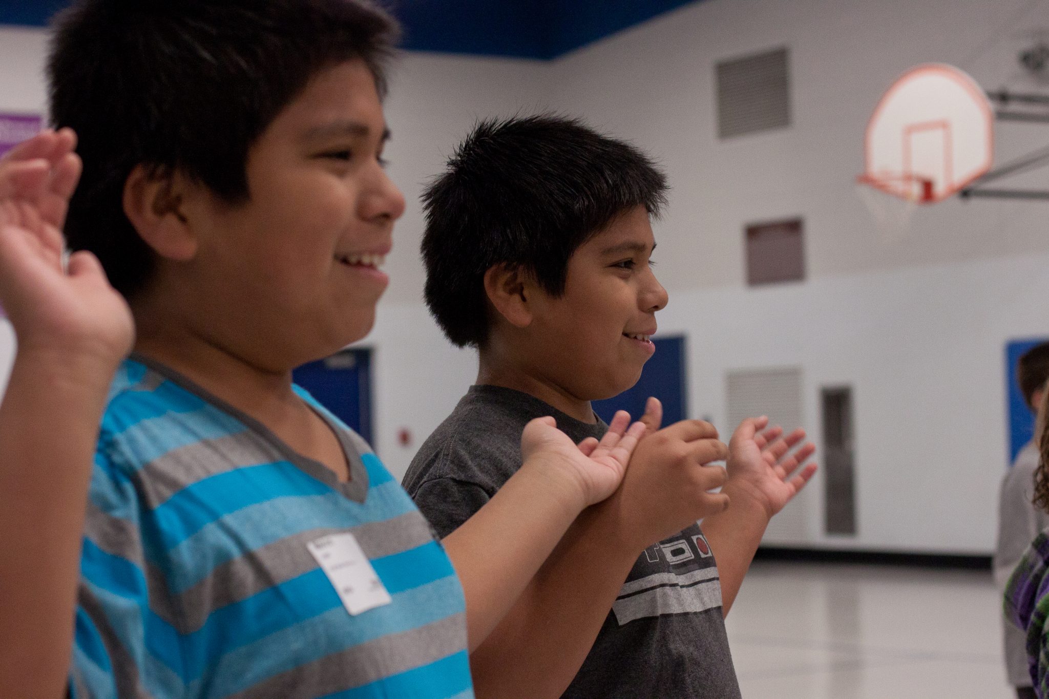 Kid Village boys clapping - The Village Christian Church Kid Village boys clapping - The Village Christian Church